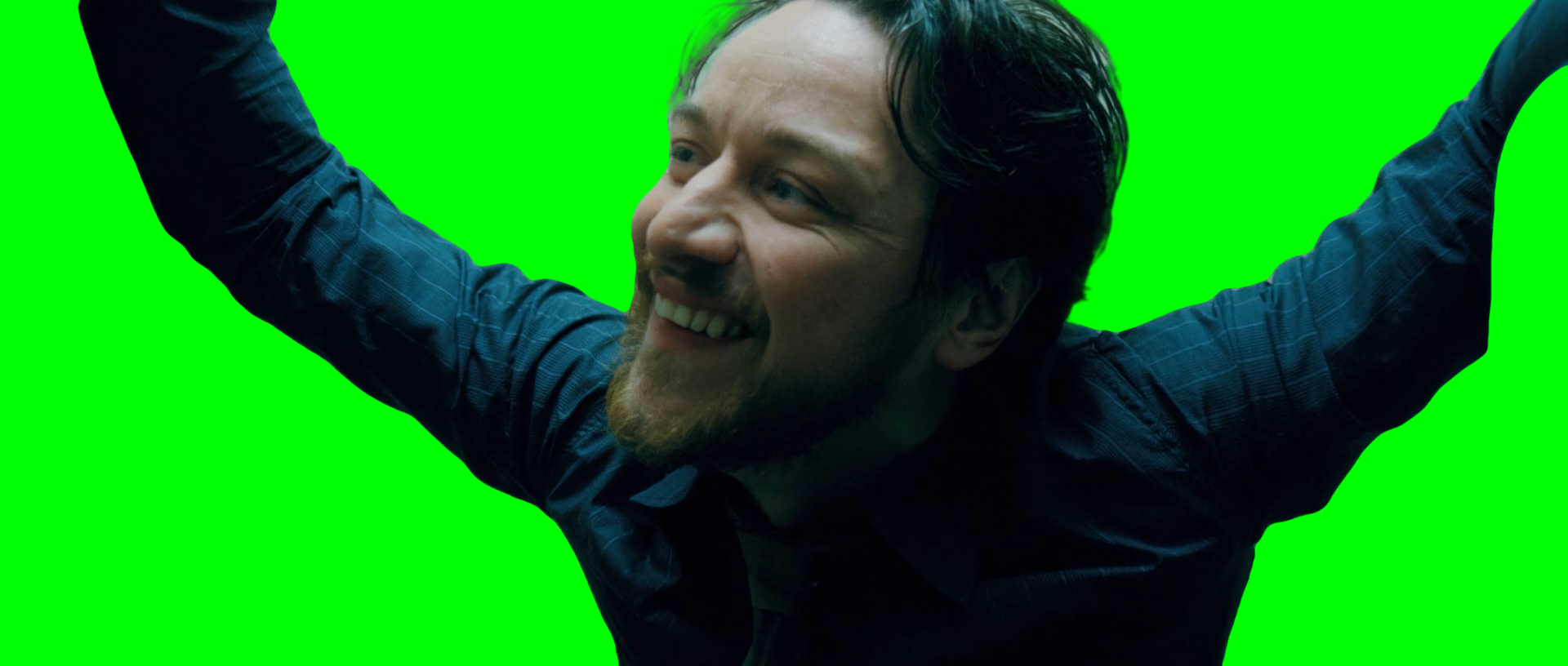 James McAvoy Laughing in the Toilet meme - Filthy movie (Green Screen ...