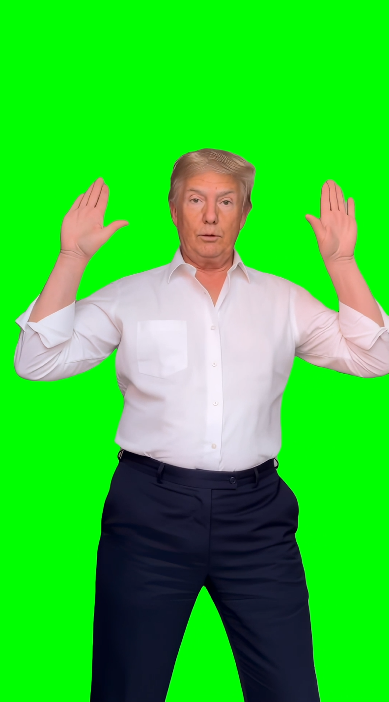 Donald Trump Dancing to Tyla Chanel meme (Green Screen) – CreatorSet