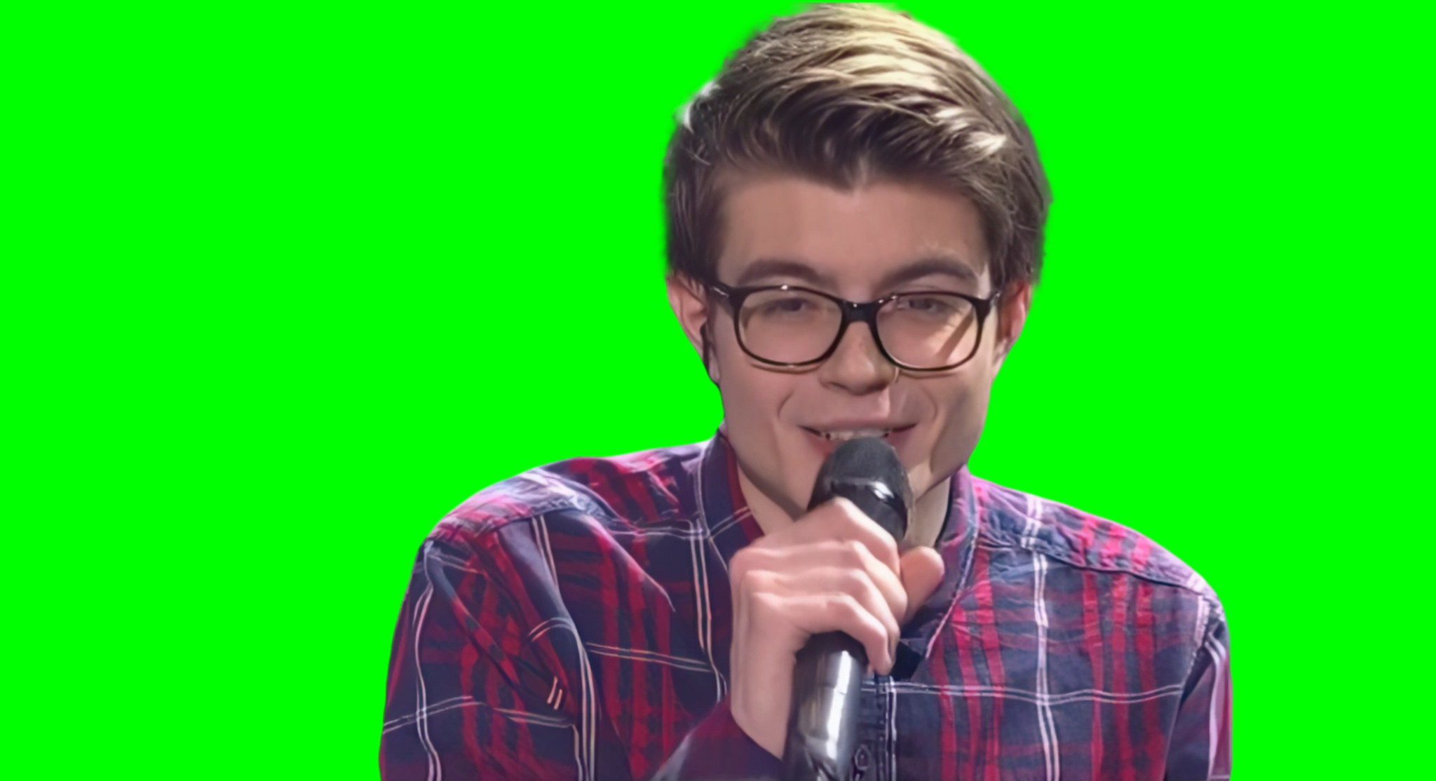 Sorry Guy Singing "Love Yourself" meme (Green Screen) – CreatorSet