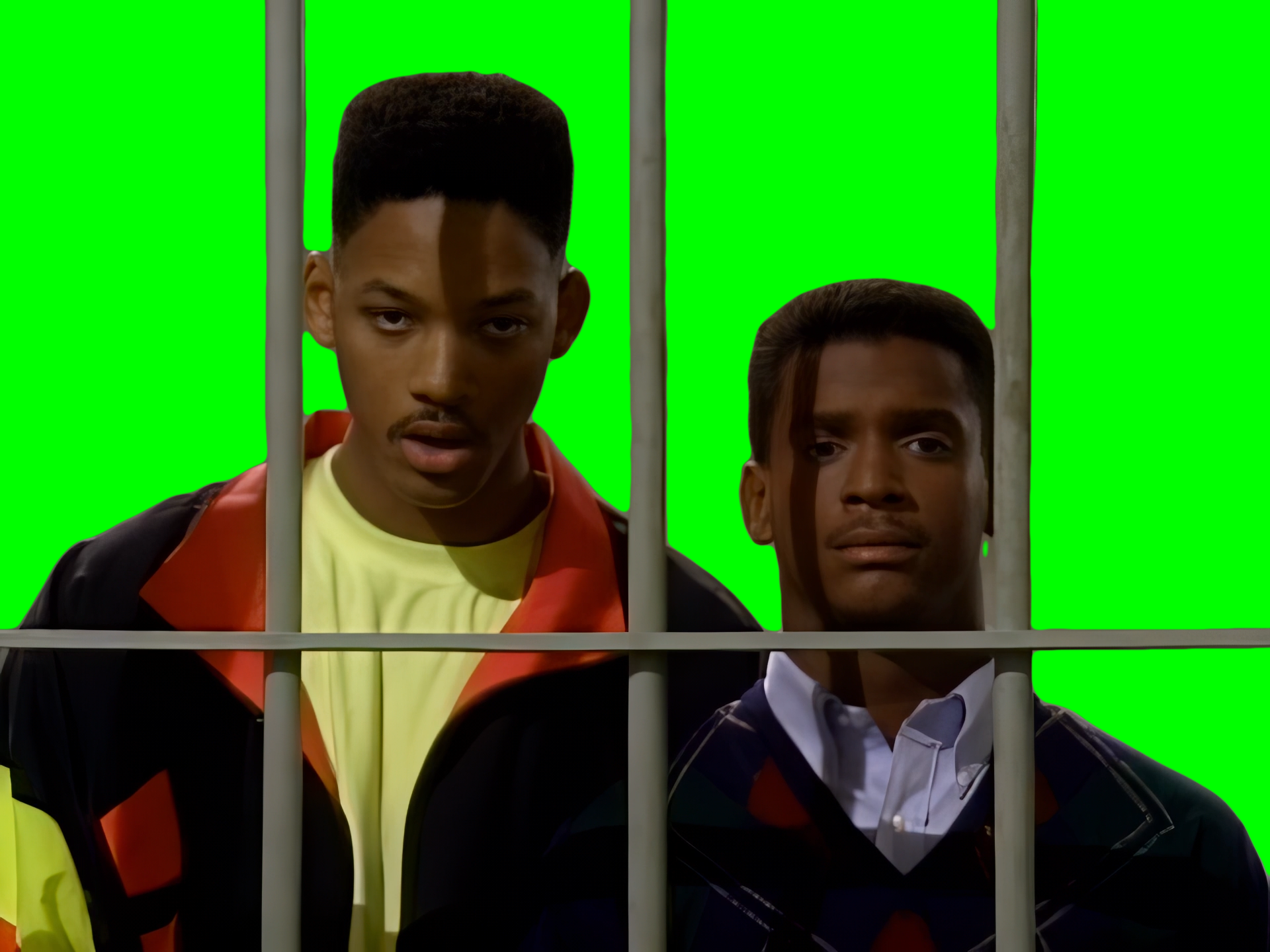 Will and Carlton Locked Up in Jail meme - The Fresh Prince of Bel-Air ...