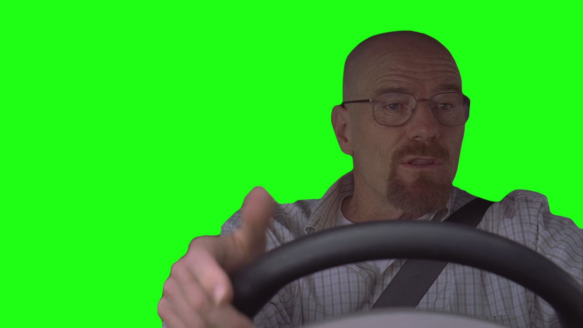 Walter White Singing in Car meme - Breaking Bad (Green Screen) – CreatorSet