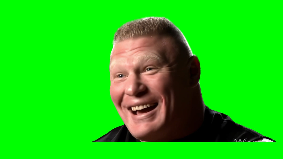 Brock Lesnar saying "I love every minute of it" meme - WWE (Green Scre ...