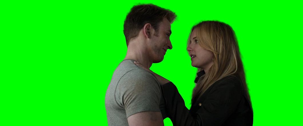 Bucky and Falcon Looking At Captain America meme - Civil War (Green Sc ...