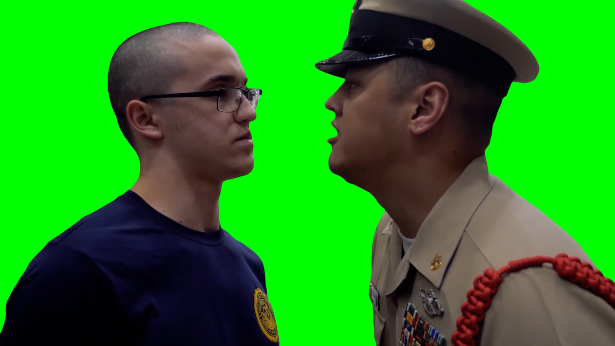 SAY SOMETHING! YES CHIEF! NO CHIEF! MAYBE CHIEF! meme (Green Screen ...