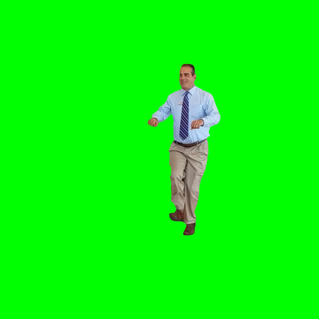 Dancing Car Salesman meme (Green Screen) – CreatorSet