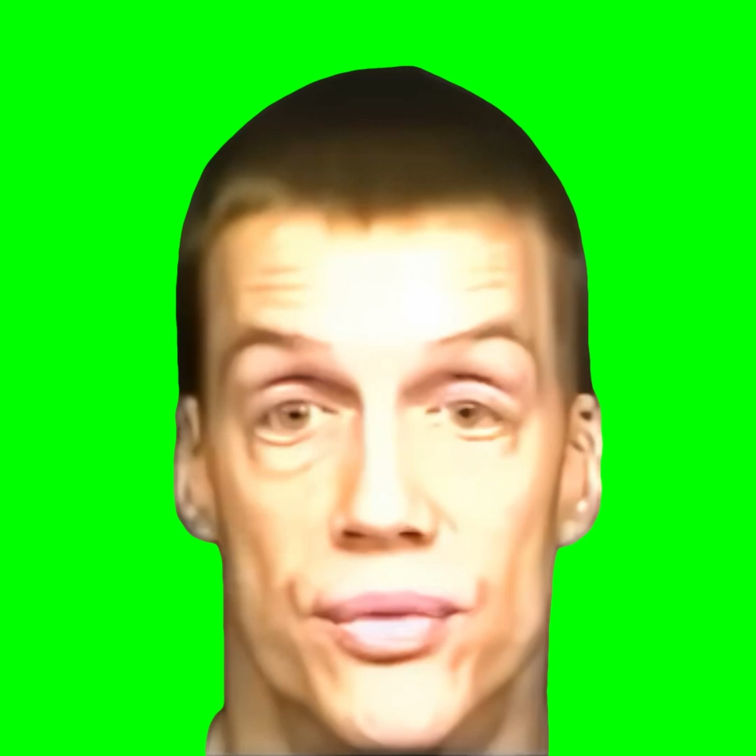 G force mogger - Mewing face meme (Green Screen) – CreatorSet