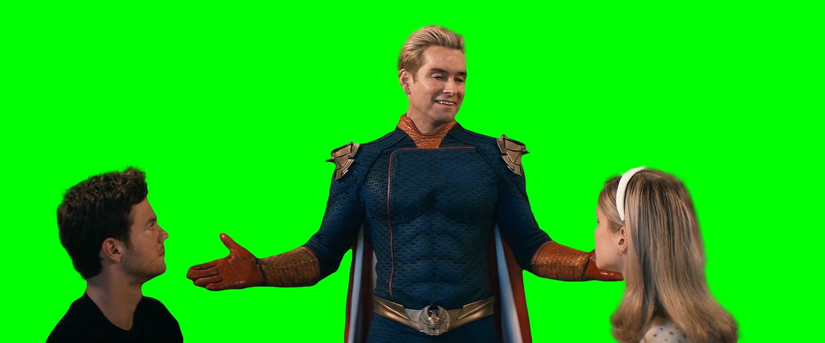 Homelander saying "I'M KIDDING!" meme - The Boys (Green Screen ...