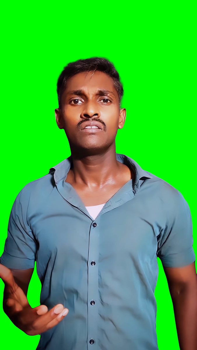 Indian man saying "What? Where? When? Why? WHO?!" meme (Green Screen ...