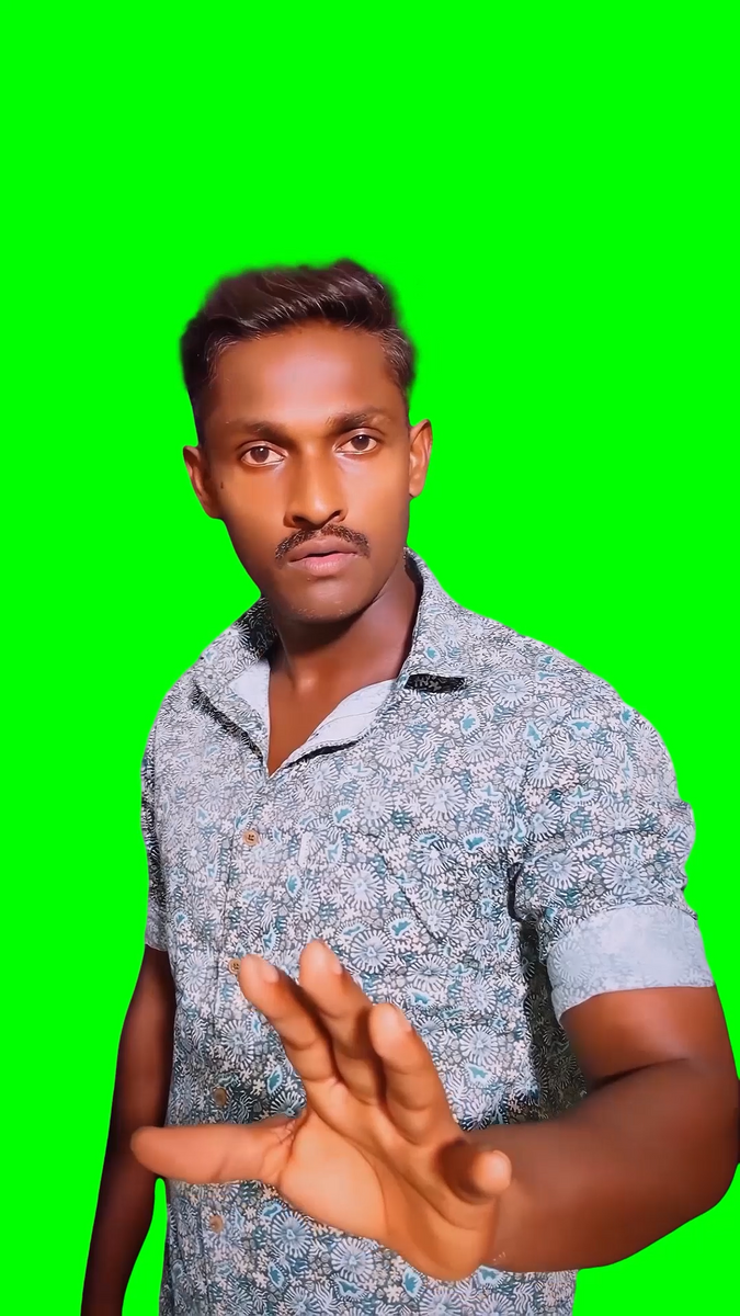 Indian Man saying "NO!" meme - NunnaRamesh (Green Screen) – CreatorSet
