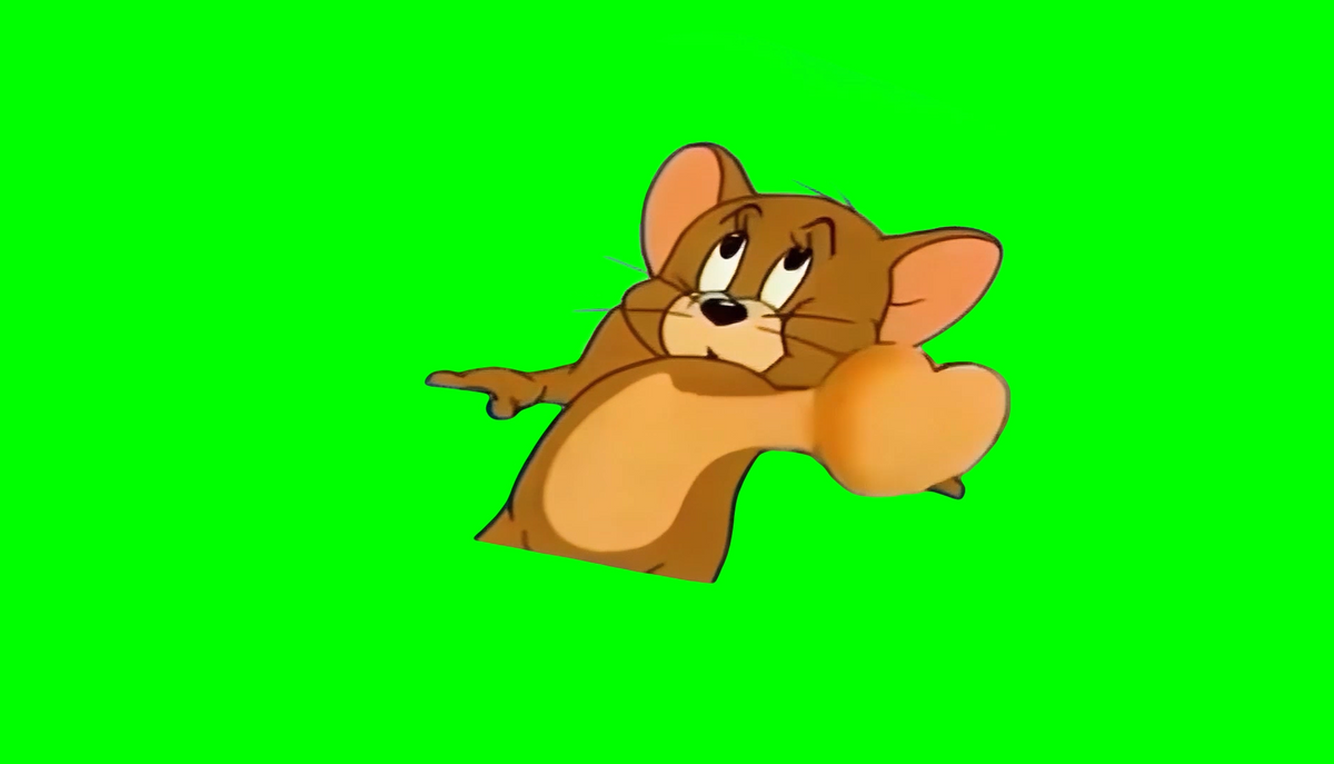 Jerry Heart Beating meme - Tom and Jerry (Green Screen) – CreatorSet