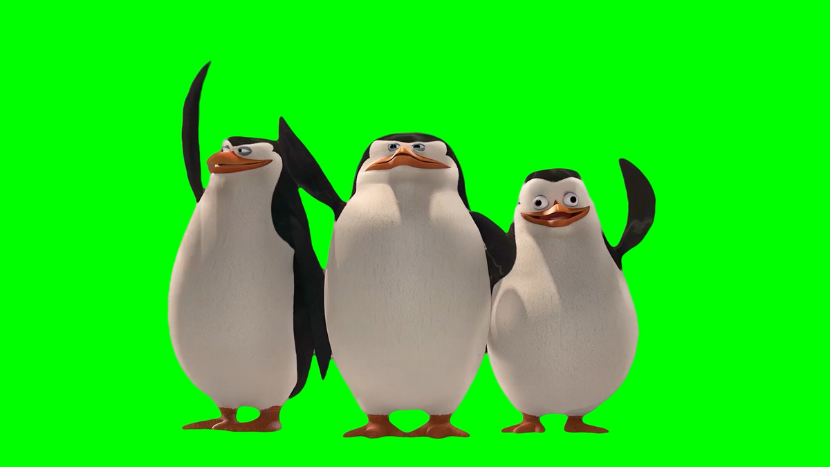 Just Smile and Wave Boys meme - Skipper the Penguin - Madagascar (Gree ...