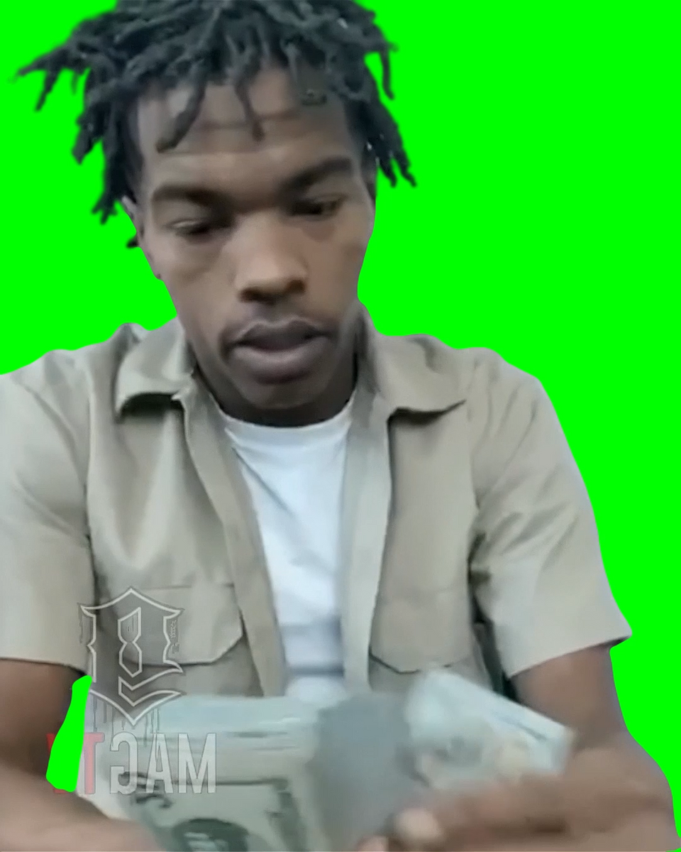 Lil Baby Counting Money Fast meme (Green Screen) – CreatorSet