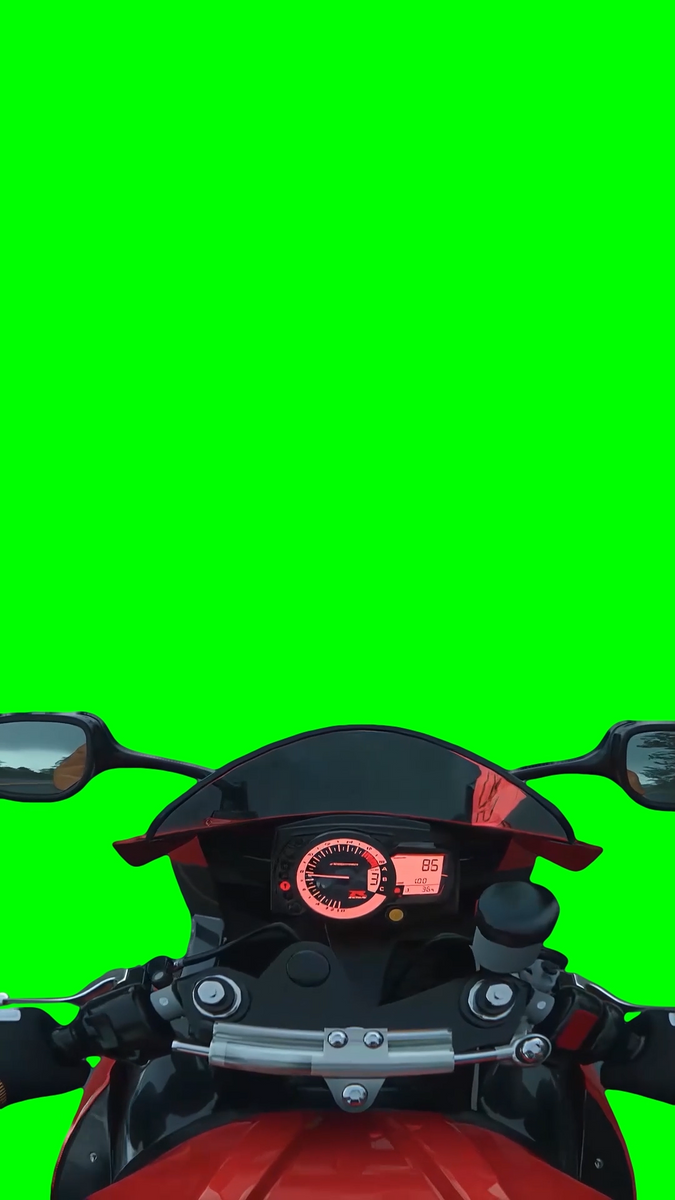 Motorcycle Crash meme (Green Screen) – CreatorSet