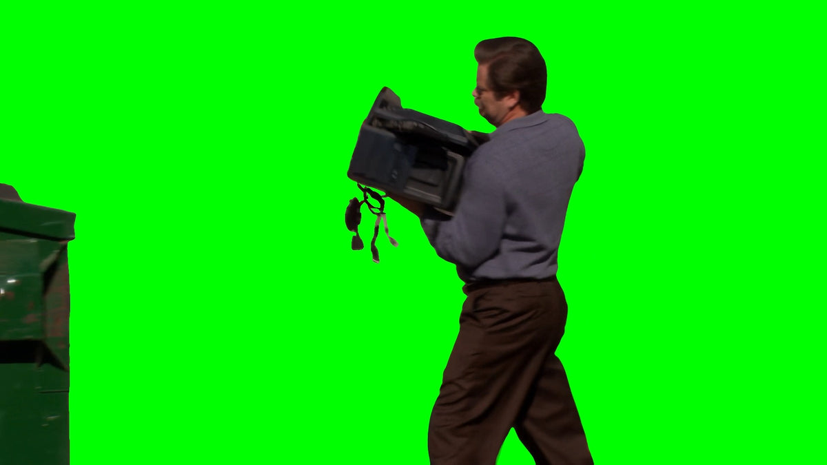 Guy Throwing Away Computer meme V2 (Green Screen) – CreatorSet