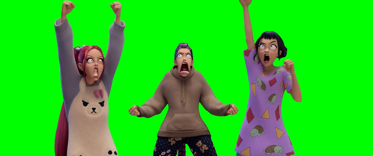 KPop Demon Hunters “YEAH!” meme (Green Screen) – CreatorSet
