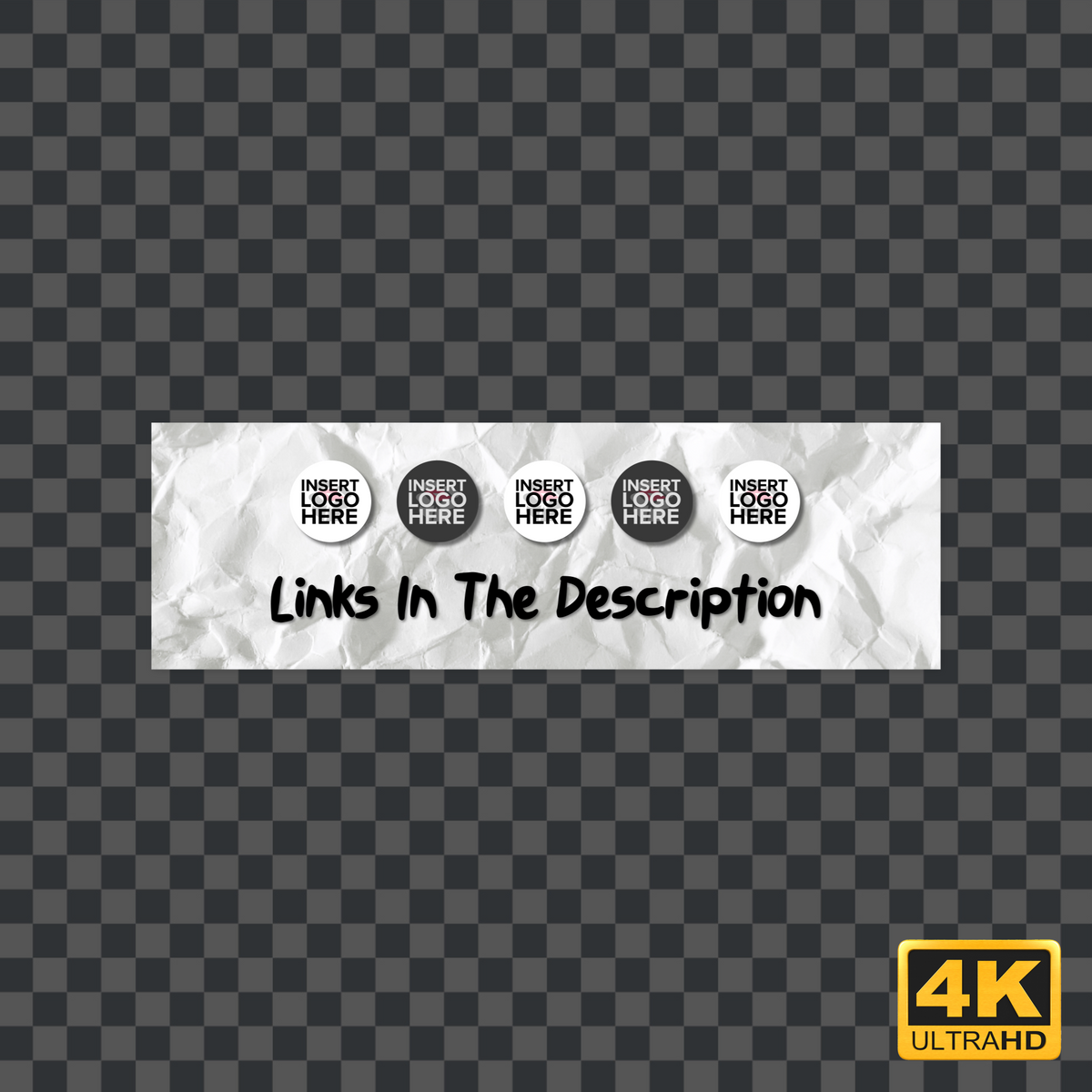 Links in The Description With Logos – CreatorSet