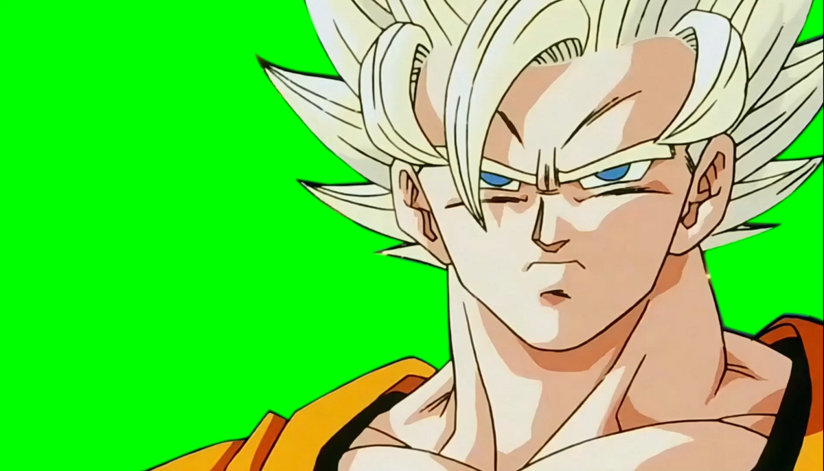Goku staring at Buu meme - Dragon Ball Z (Green Screen) – CreatorSet