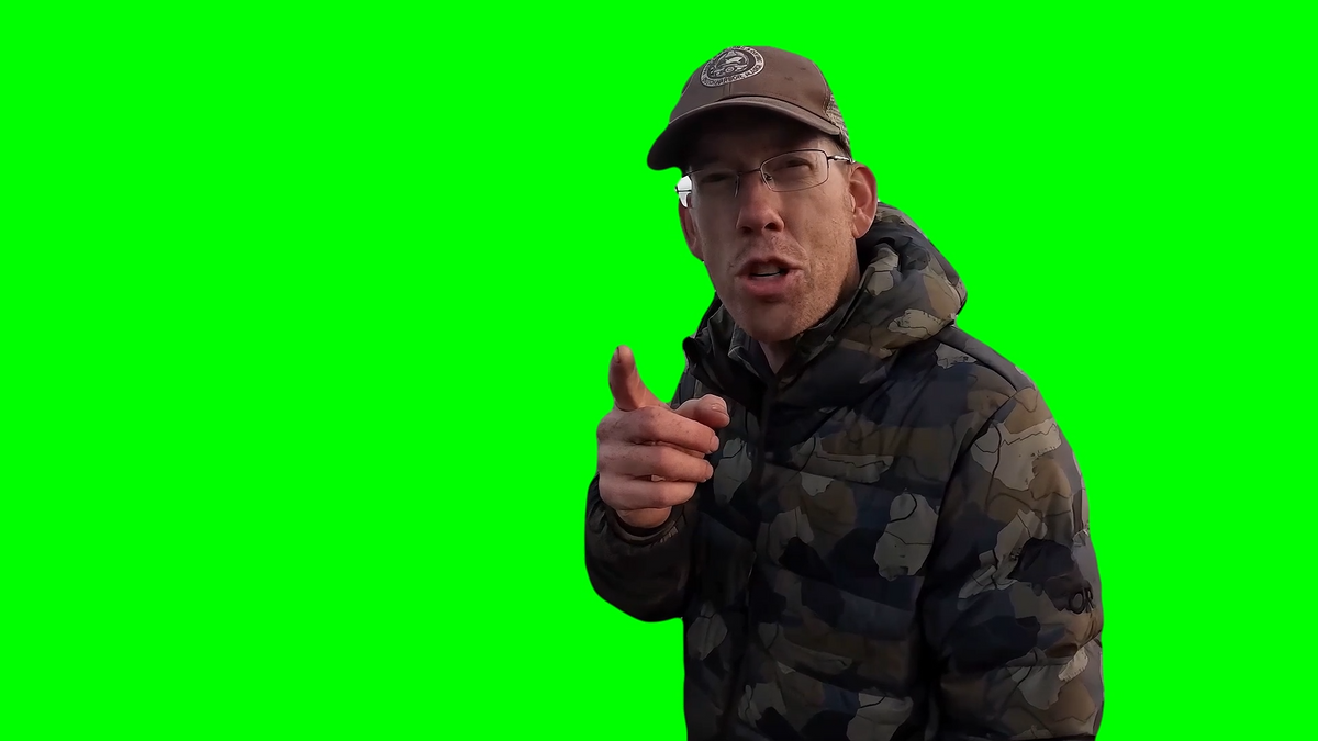 I Am On A Remote Island meme - Outdoor Boys (Green Screen) – CreatorSet