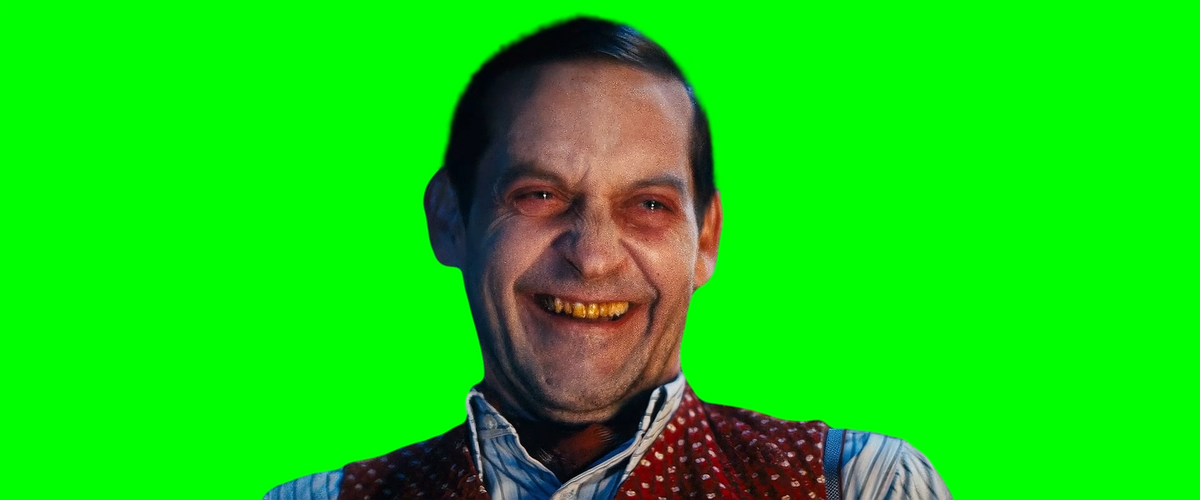Tobey Maguire Laughing meme - Babylon movie (Green Screen) – CreatorSet