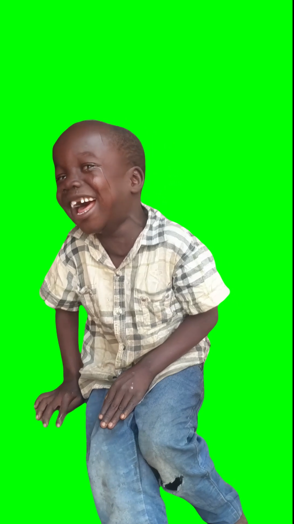 African Boy Crying then Laughing meme (Green Screen) – CreatorSet