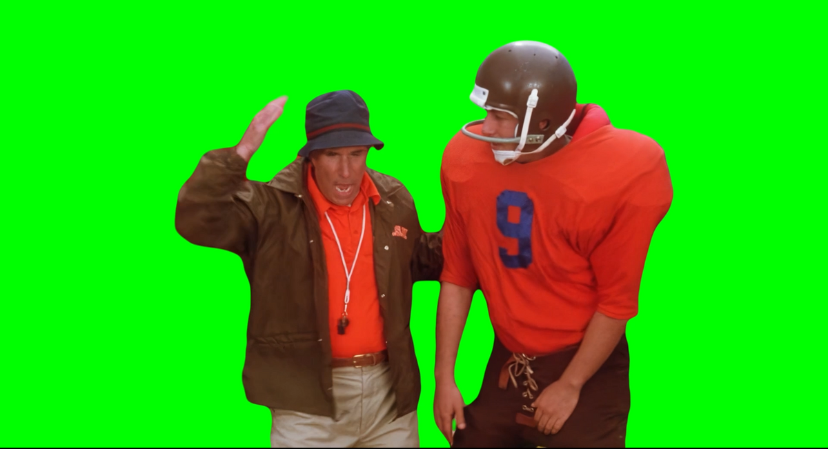Adam Sandler "Can you do this?" meme - Waterboy movie (Green Screen ...
