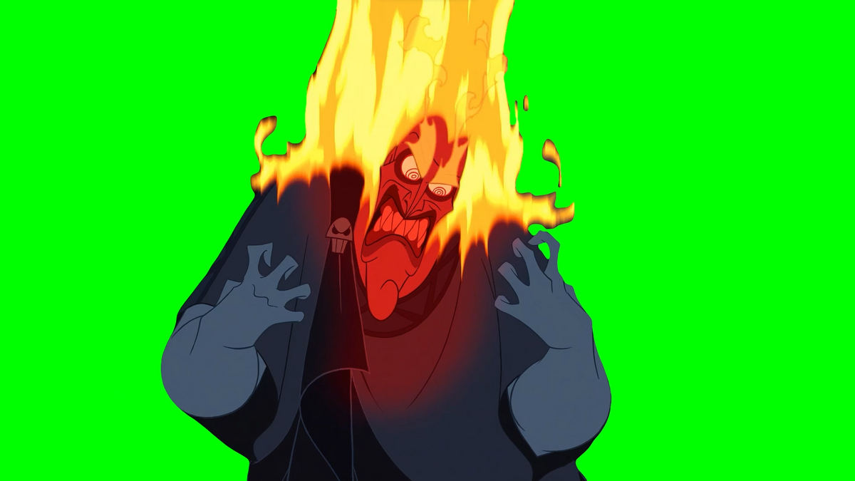 Hades getting angry and screaming "WHAT?!" meme - Hercules movie (Gree ...