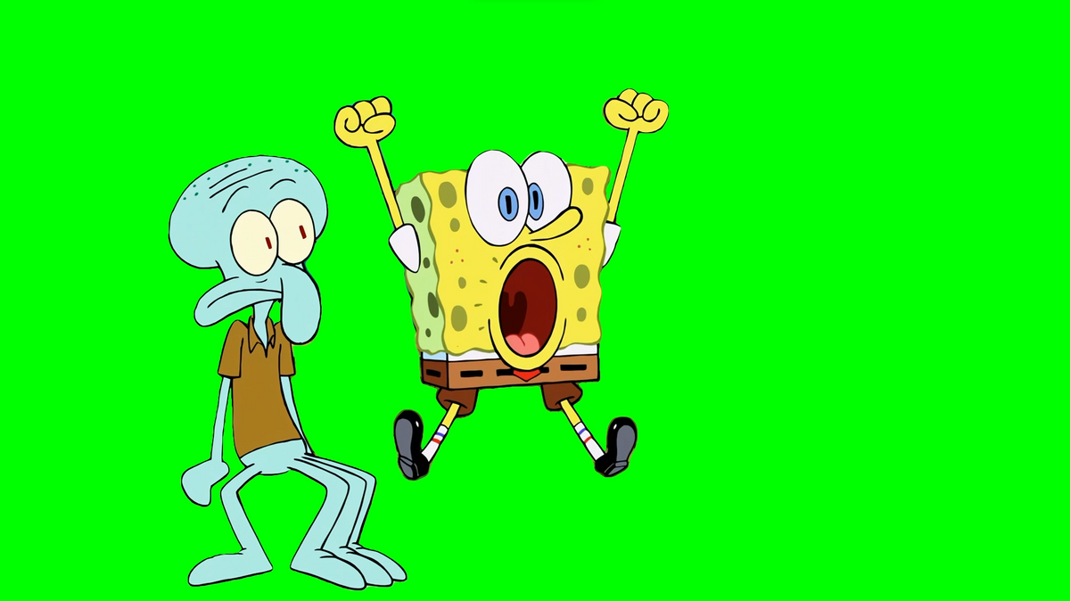 SpongeBob screaming "YES! YEAH!" meme - The SpongeBob SquarePants Movi ...