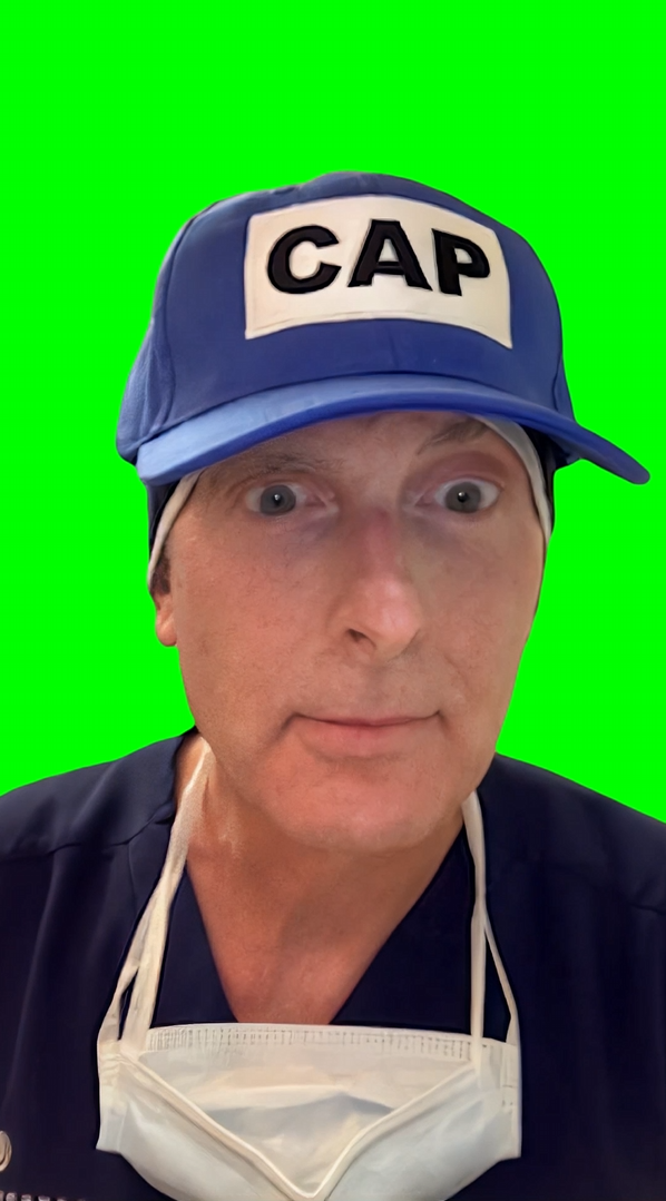 Cap Doctor meme (Green Screen) – CreatorSet