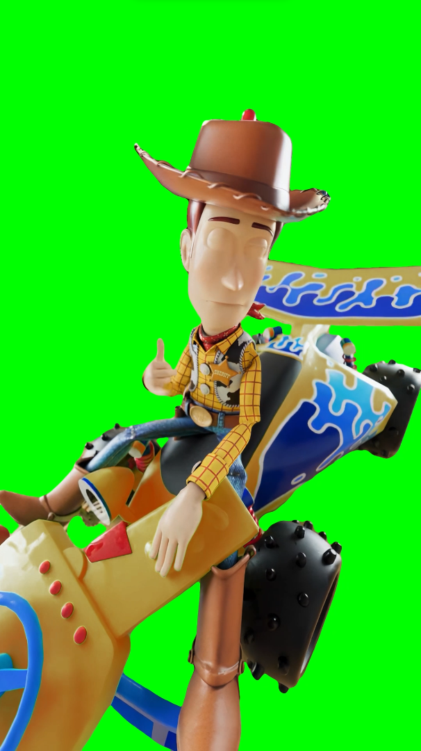 Woody "I didn't know you were chill like that" Toy Story meme (Green S ...