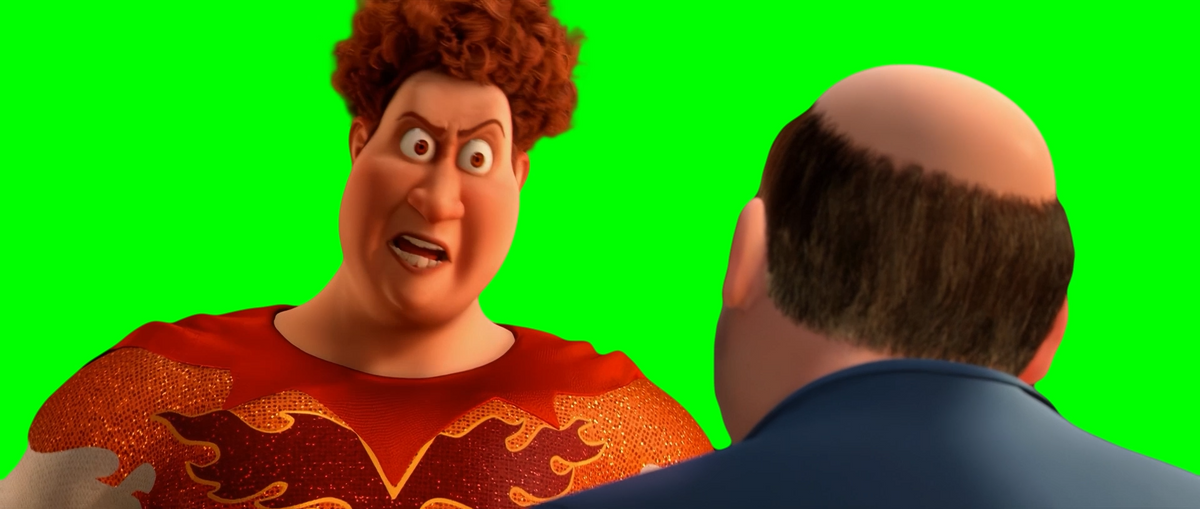 Titan saying Under New Management meme - Megamind (Green Screen ...