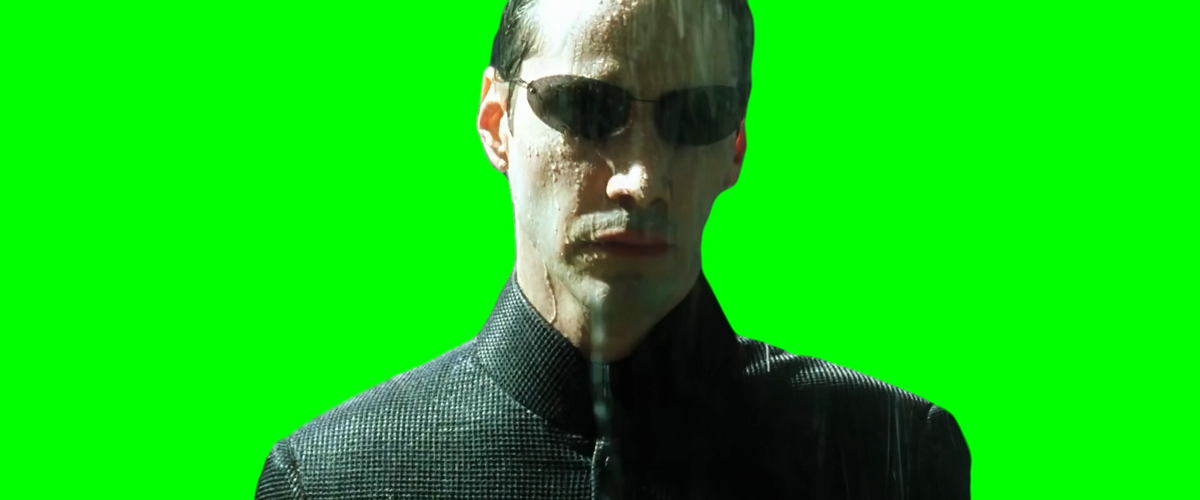 Agent Smith Clones looking at Neo meme - The Matrix Revolutions (Green ...