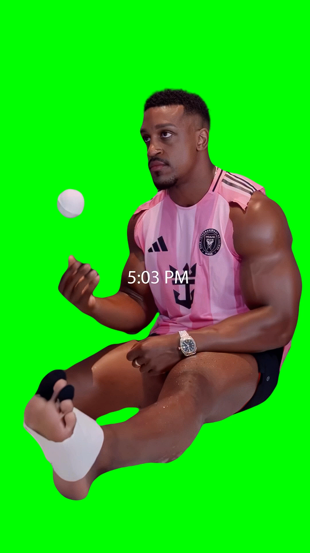 Ashton Hall Throwing Ball at TV Screen and Crying meme (Green Screen ...