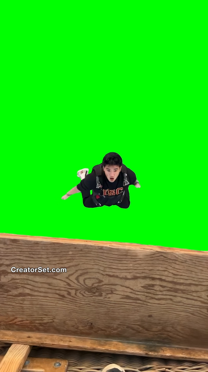 Selmshots “3, 2, 1, See Ya!” Stunt Jump meme (Green Screen) – CreatorSet