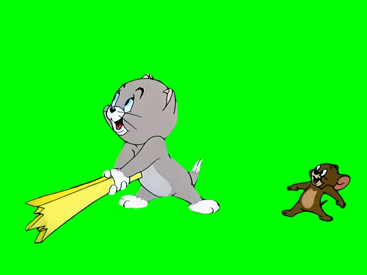 Tom Getting Slapped Meme - Tom and Jerry (Green Screen) – CreatorSet