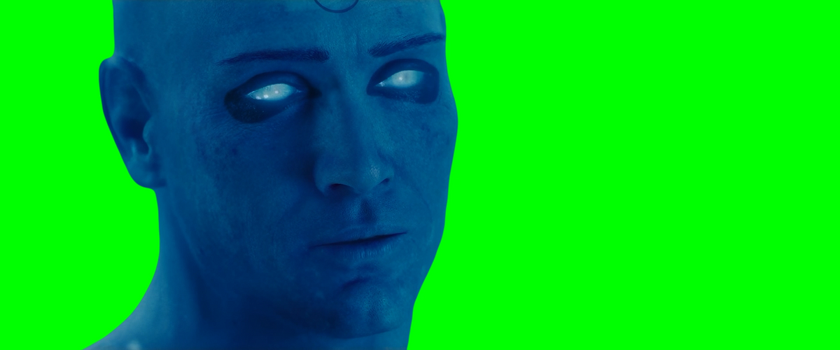 Dr Manhattan killing Rorschach meme - Watchmen (Green Screen) – CreatorSet