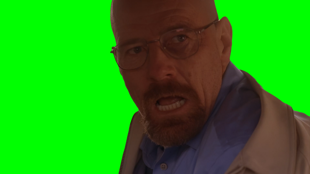 Walter White screaming “HANK!” meme - Breaking Bad (Green Screen ...