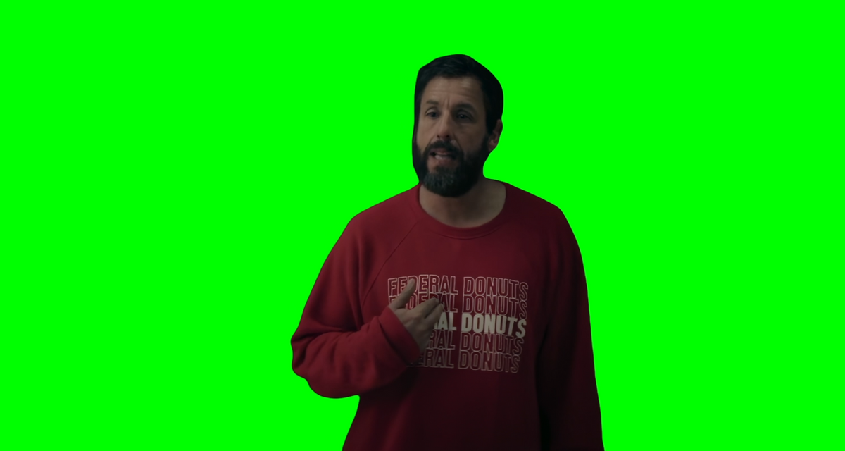Adam Sandler saying "I Love This Game" meme - Hustle (Green Screen ...