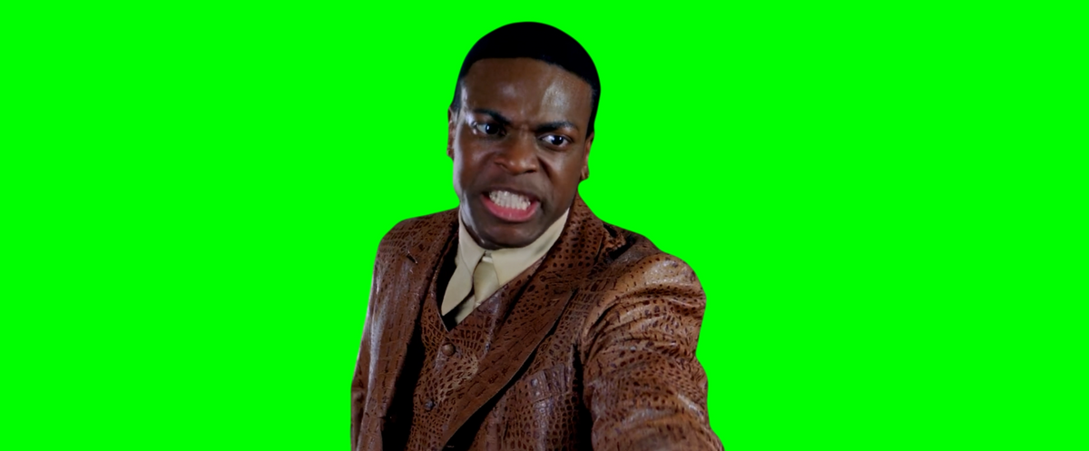 Chris Tucker "Crazy Ass Bitch" meme - Rush Hour 2 (Green Screen ...