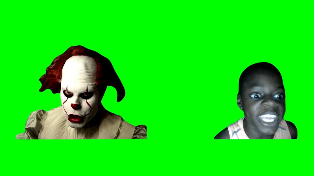 DIRTY AHH PENNYWISE Omegle Prank meme (Green Screen) – CreatorSet