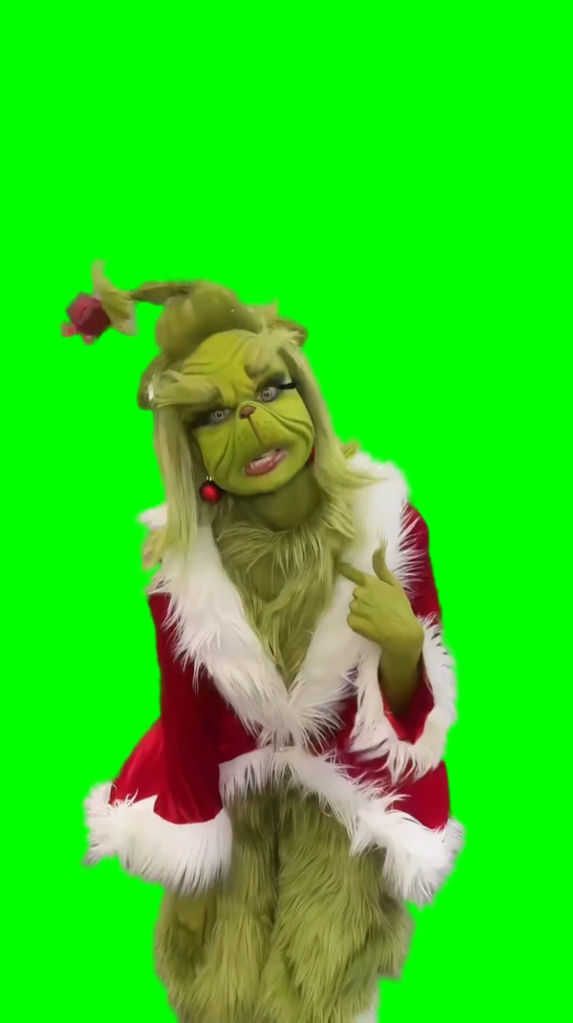 Girl Grinch Dancing To Tyla meme - Natalie Reynolds (Green Screen ...