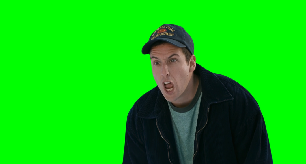 Adam Sandler saying "BULLSHIT" meme - Mr. Deeds (Green Screen) – CreatorSet