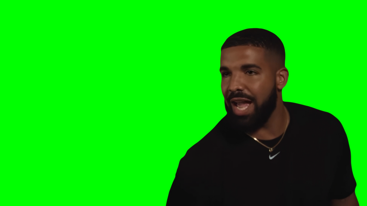Drake saying "Enter At Your Own Risk" meme - No Guidance Music Video ...