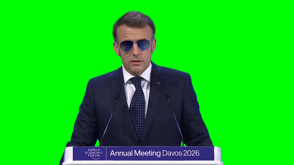 Macron Saying "For Sure" meme (Green Screen) – CreatorSet