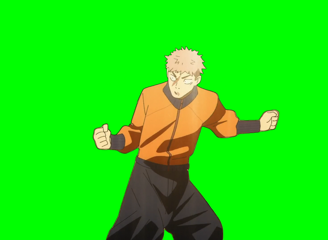 Yuji Itadori Dancing meme - Jujutsu Kaisen (Green Screen) – CreatorSet