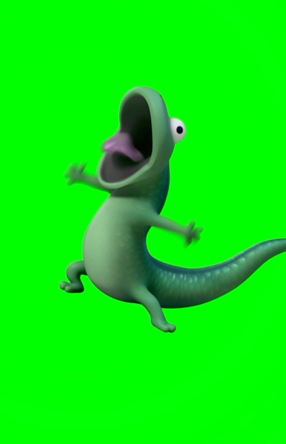 Tom the Lizard Screaming meme - Hoppers (Green Screen) – CreatorSet