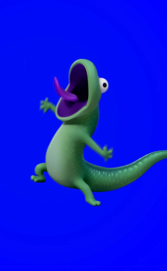 Tom the Lizard Screaming meme - Blue Screen (Green Screen) – CreatorSet