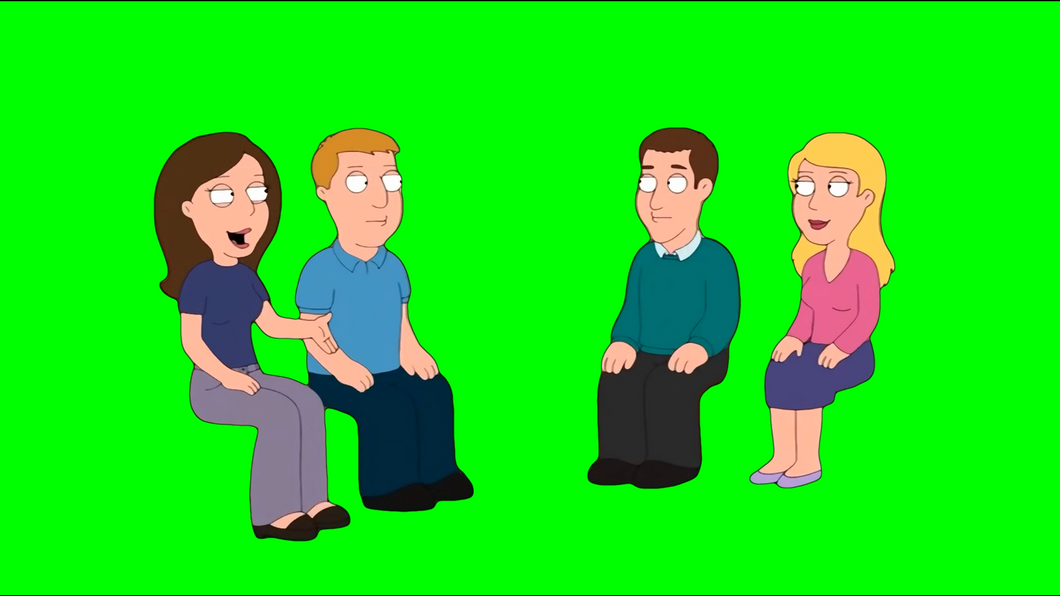 Family Guy “Sports? No. Movies? No.” meme (Green Screen) – CreatorSet