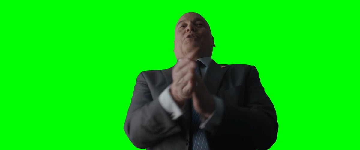 Wilson Fisk Clapping meme - Daredevil: Born Again (Green Screen ...