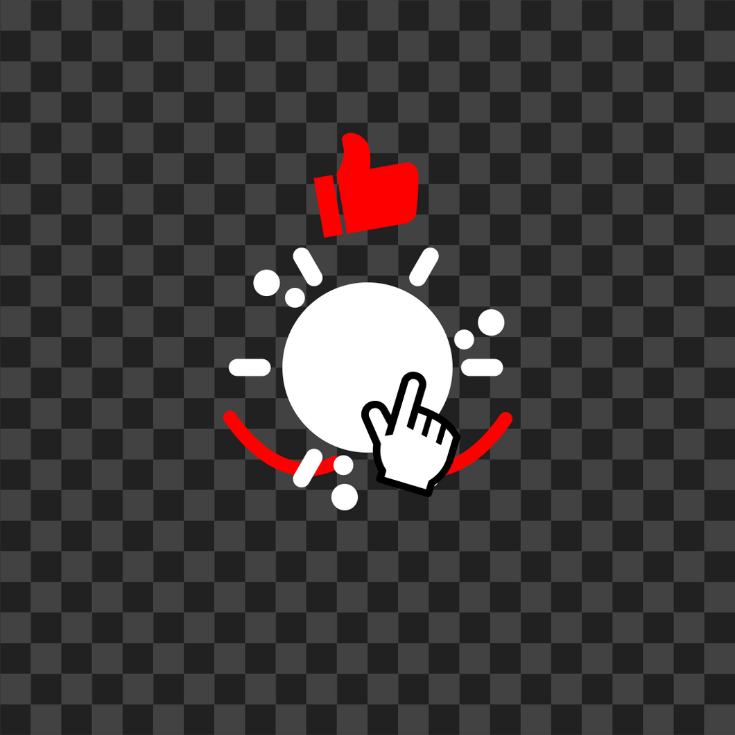 Animated YouTube Like and Subscribe Button Overlay (Digital Download ...