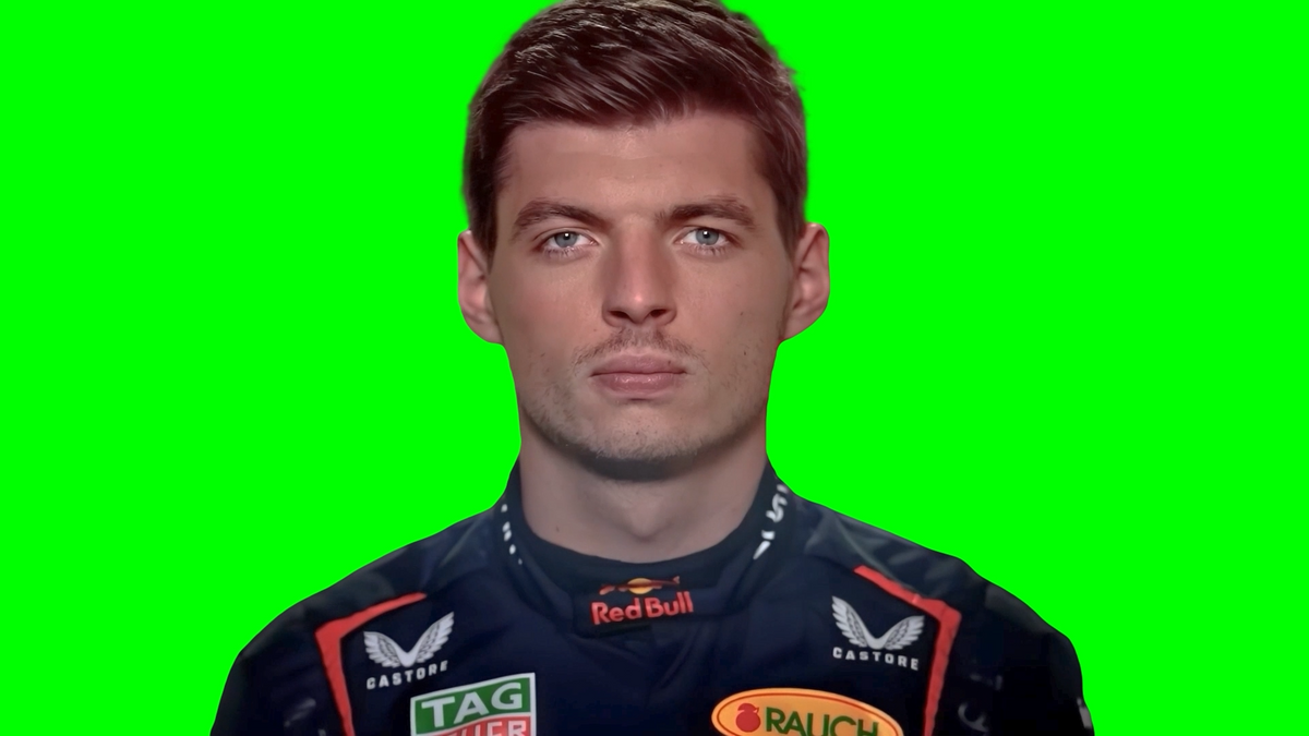 Max Verstappen standing still meme - DUDUDUDU Max Verstappen (Green Sc ...